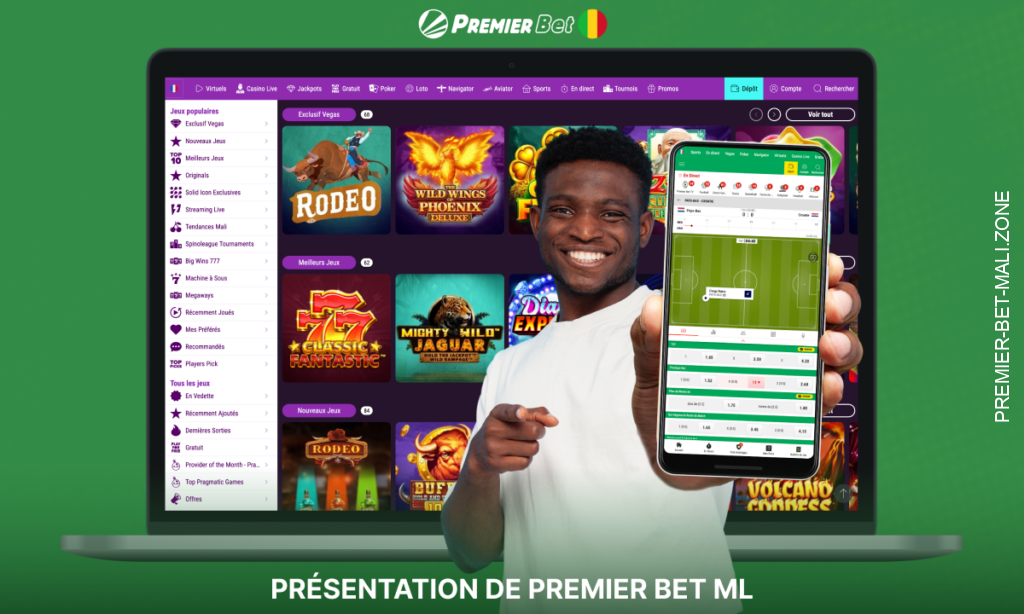 Premier Bet Mali - Paris Sportifs, Casino en Ligne | Connexion